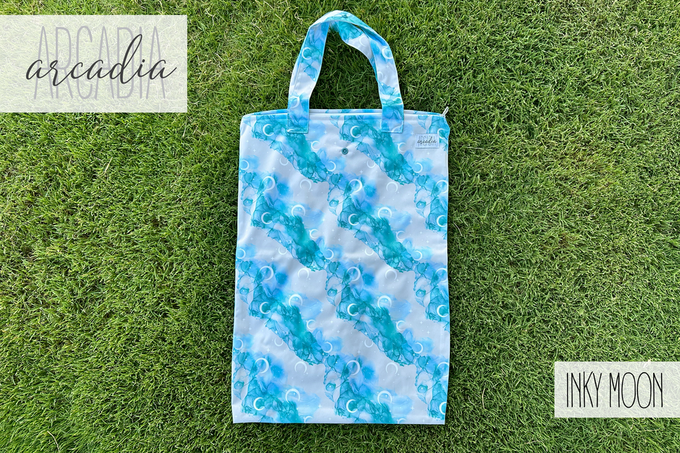Inky Moon Large Wet Bag – Arcadia's Nursery